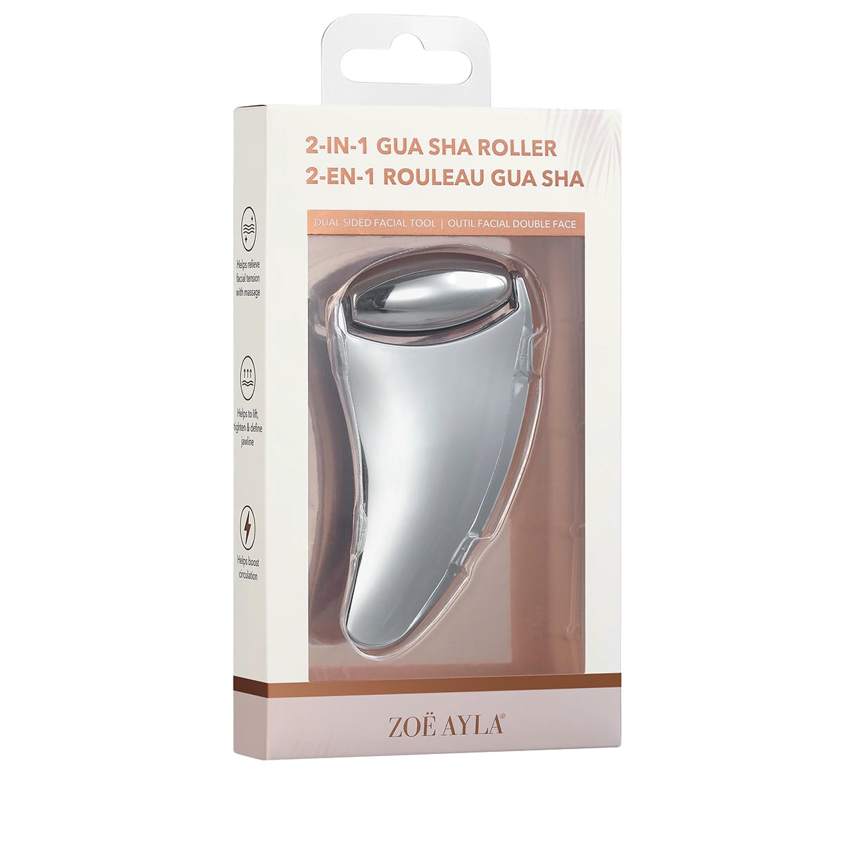 Zoë Ayla • 2-in-1 Gua Sha Roller • haar-shop.ch