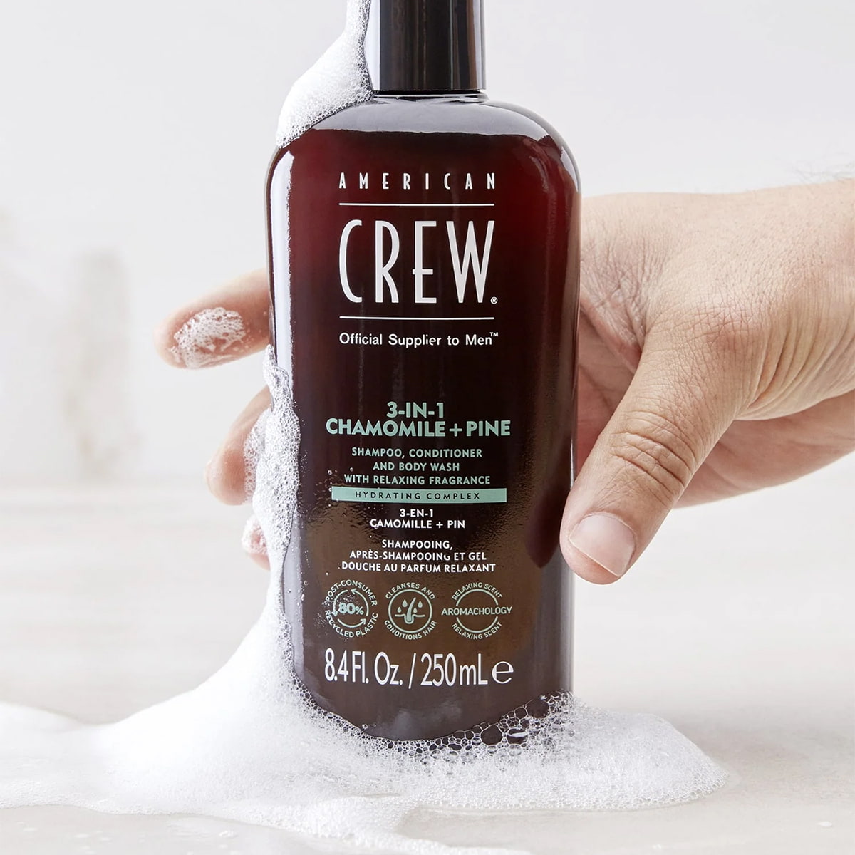 3-in-1 Relaxing Chamomile & Pine Shampoo, Conditioner & Body Wash