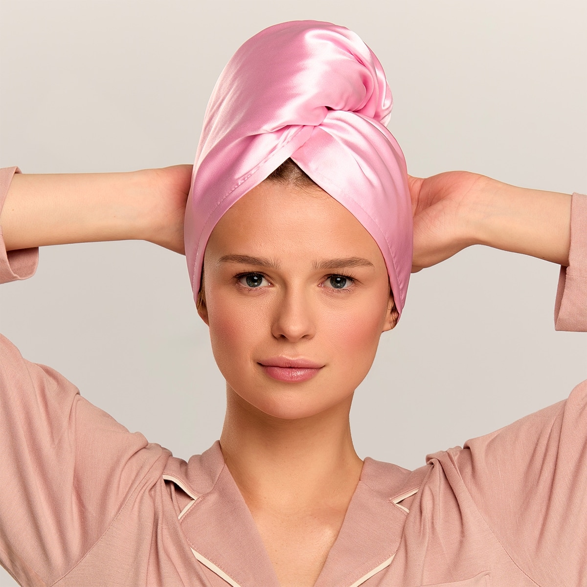 Sport & Satin Hair Towel Wrap