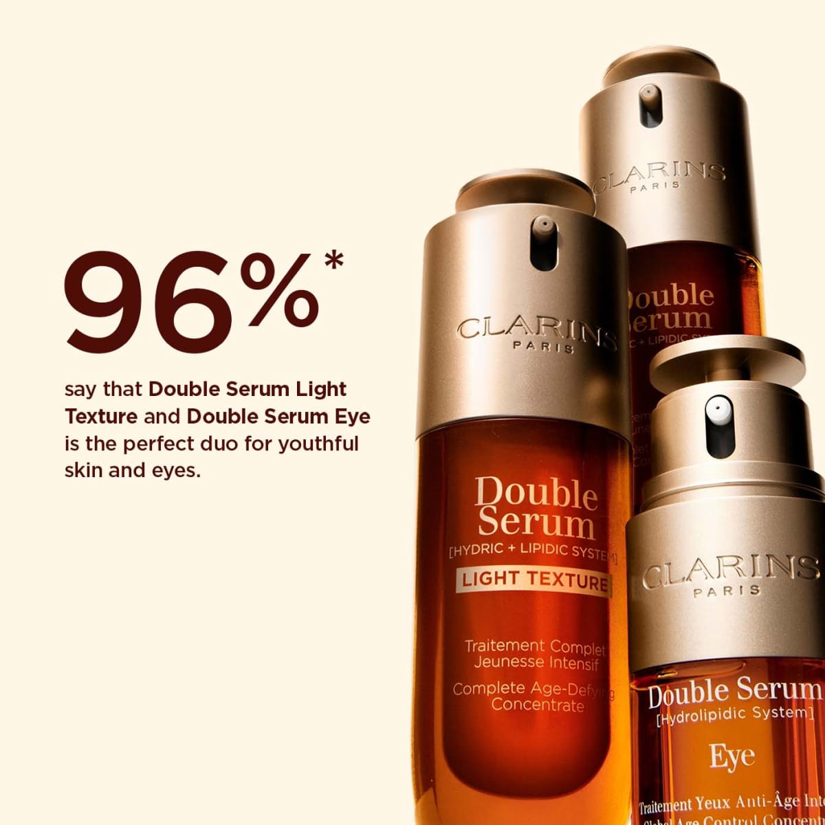 Double Serum Light Texture • Clarins • Anti-Ageing • haar-shop.ch