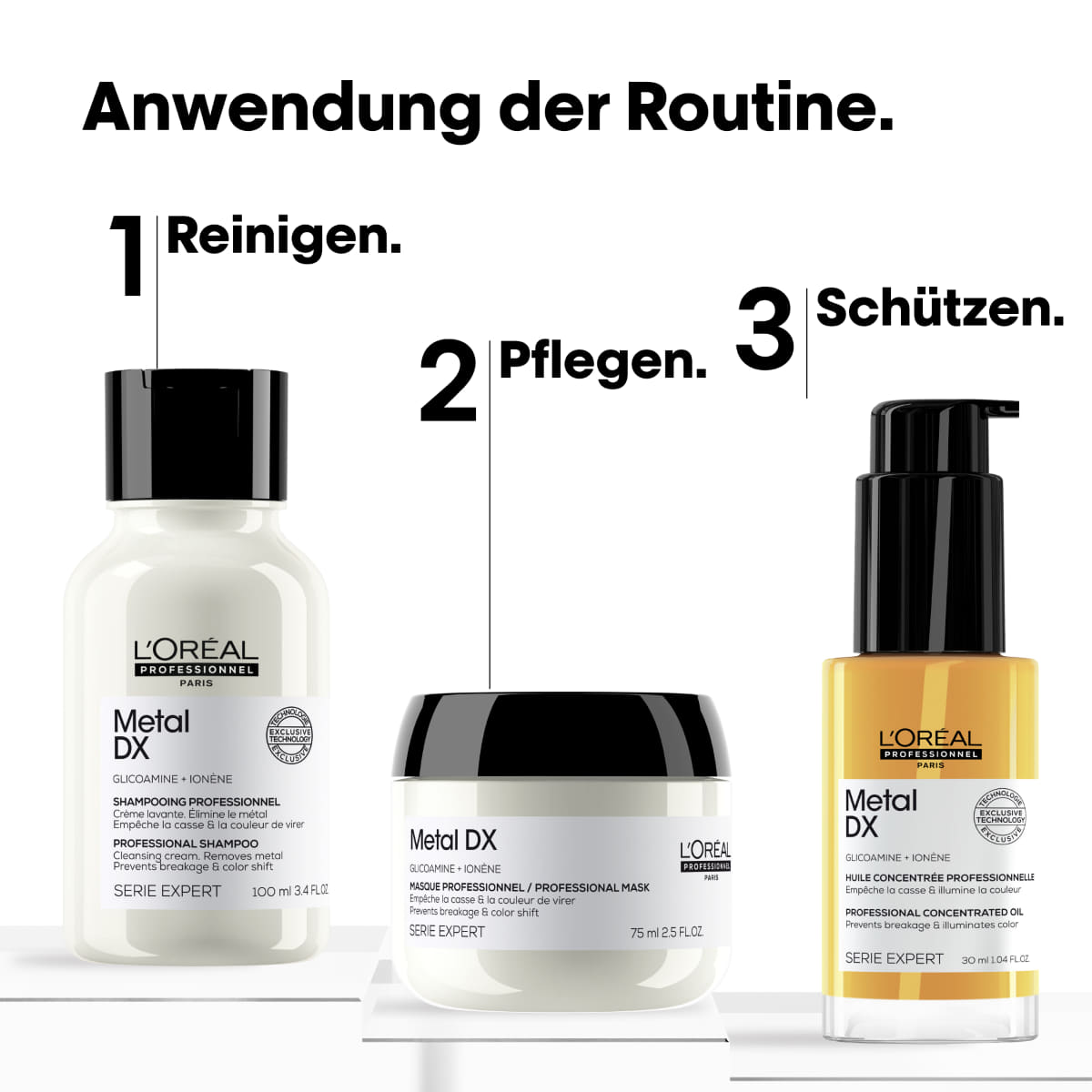 L'Oréal Professionnel • Metal DX Trio Set