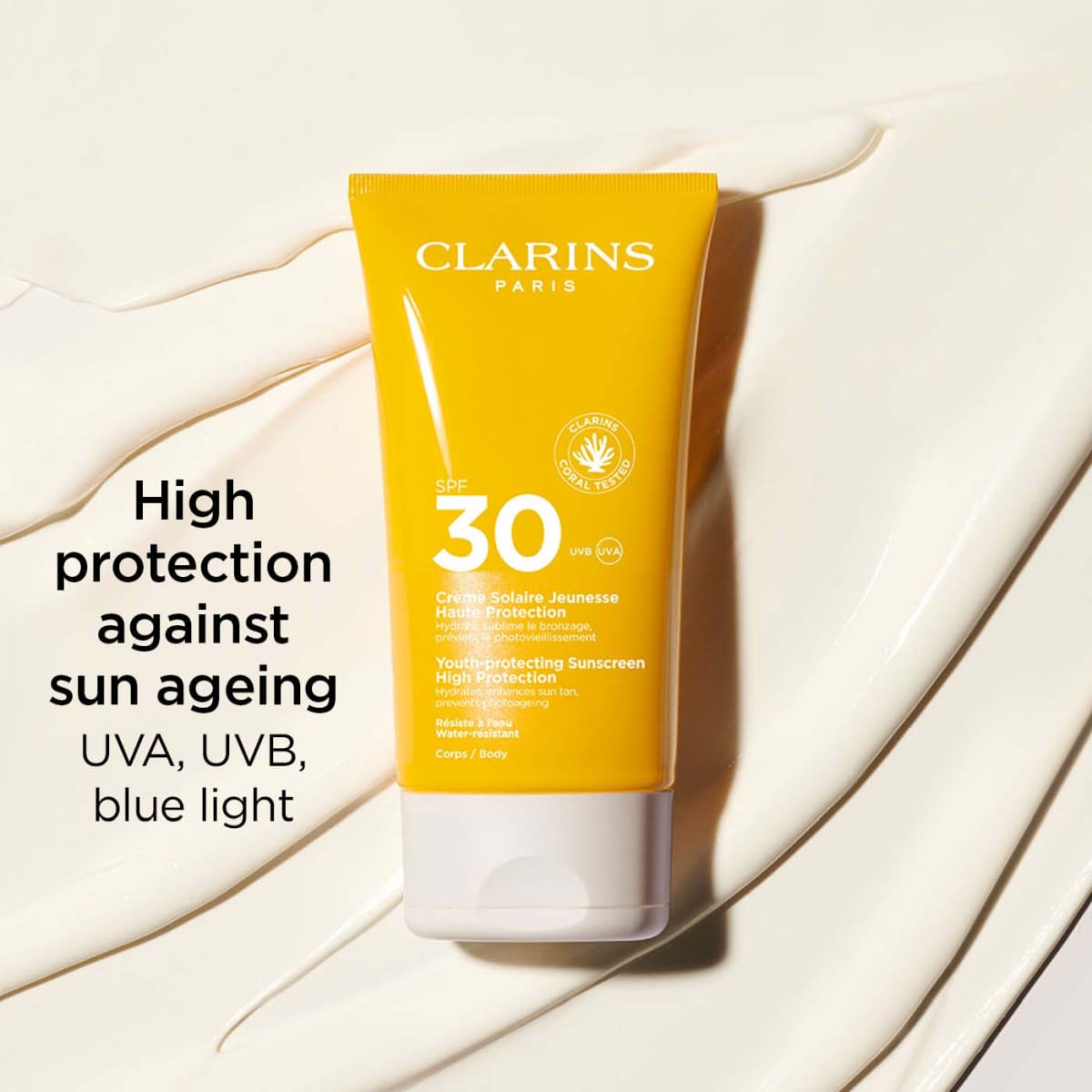 Clarins • Youth Sun Cream High Protection SPF 30 Body • haar-shop.ch