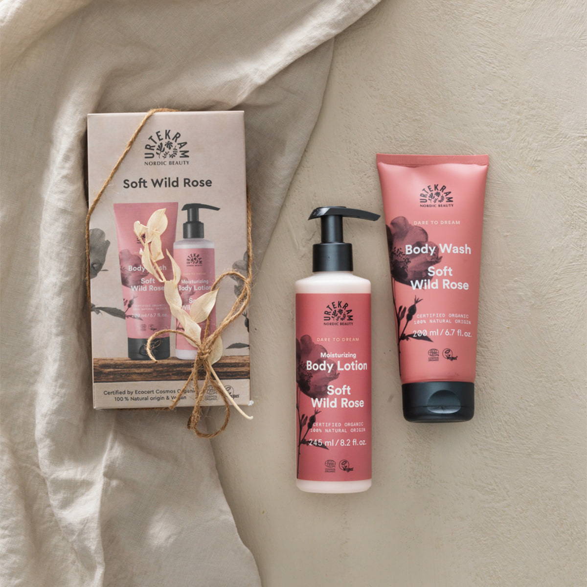 Urtekram • Dare to Dream Soft Wild Rose Gift Set • haar-shop.ch