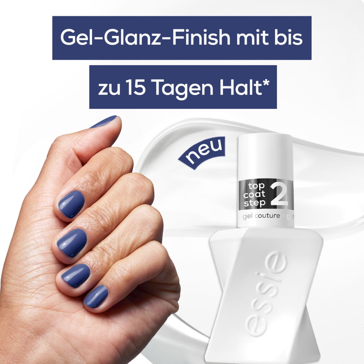 Essie Nr. 00 Top Coat • Hochglanz Finish für Perfekte Nägel