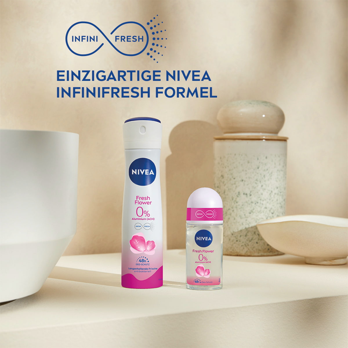 NIVEA • Deo Fresh Flower Spray • haar-shop.ch