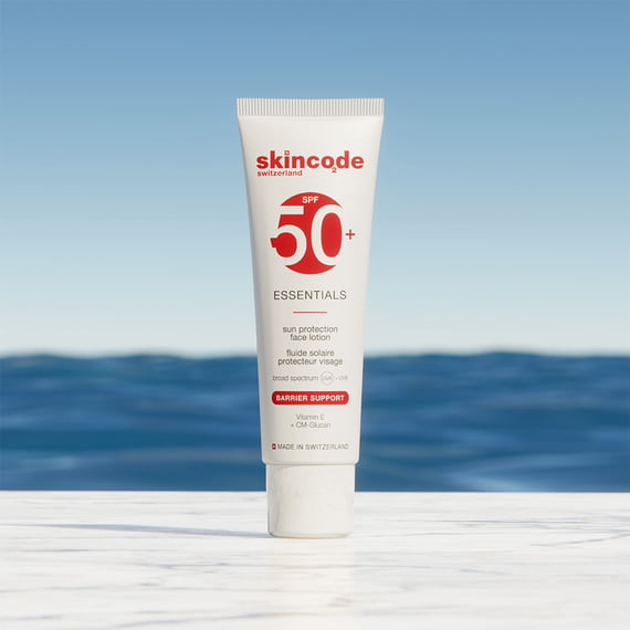 Skincode • Fluide solaire visage SPF 50+ • Protection optimale