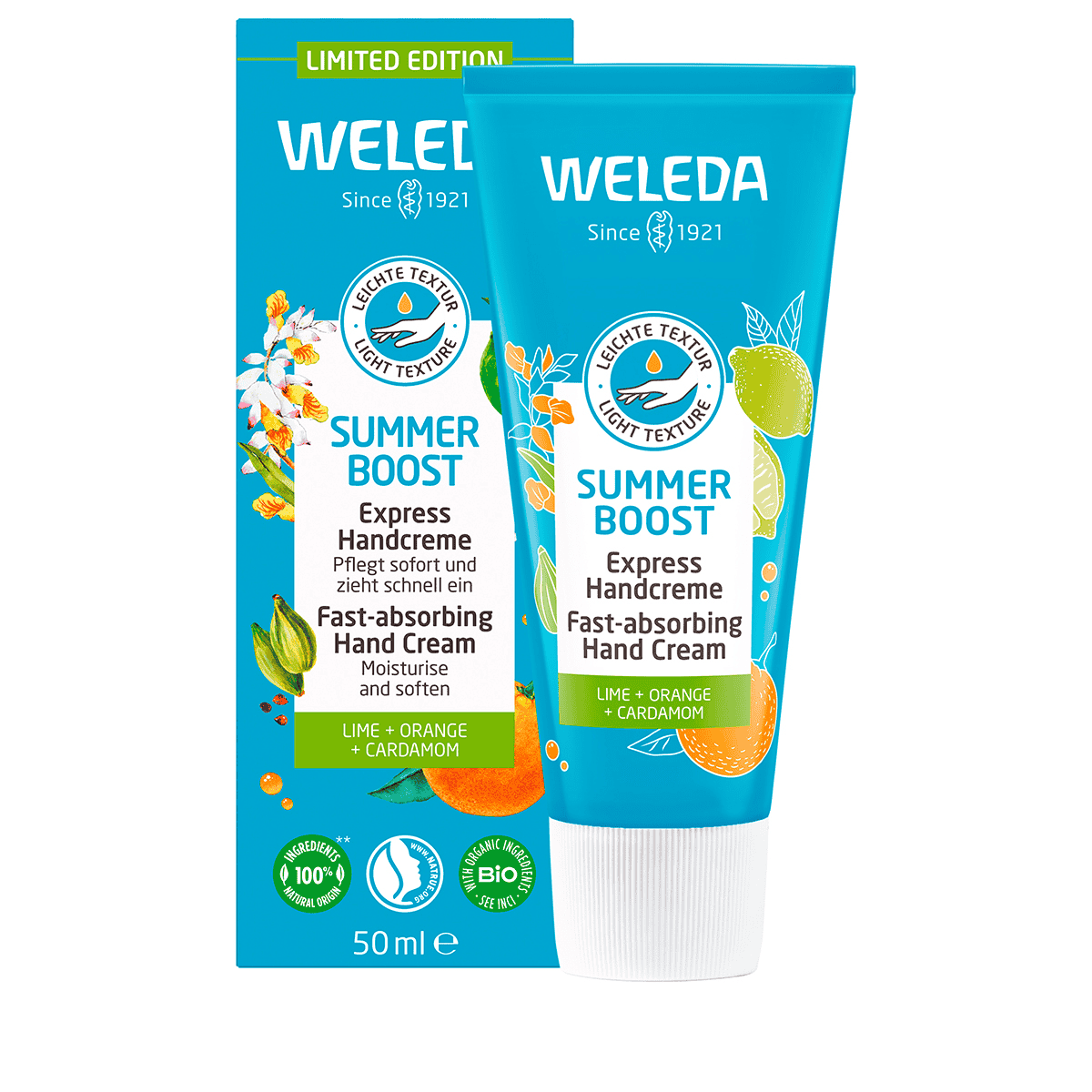 Weleda • Summer Boost Handcreme für strahlende Haut