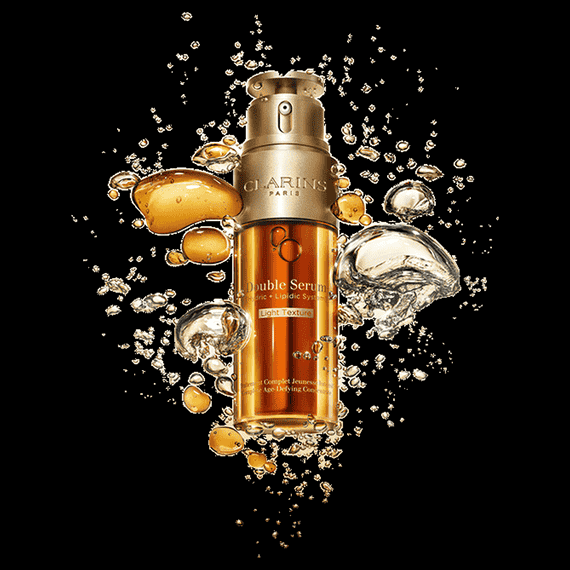 Clarins Double Serum Light Texture • Leichte Textur für strahlende Haut