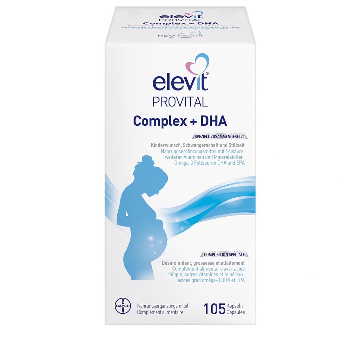 Elevit • Provital Complex + DHA Capsules 105 pcs. • haar-shop.ch