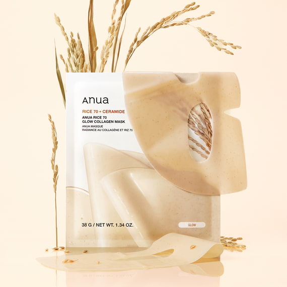 Anua • Rice 70 Glow Collagen Mask • haar-shop.ch