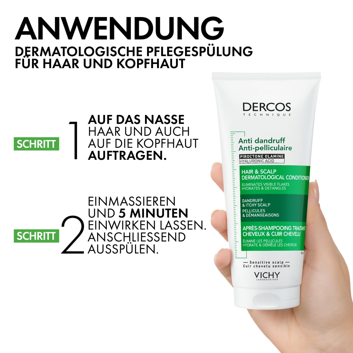 Vichy • Dercos Anti-Dandruff Conditioner 200 ml • haar-shop.ch