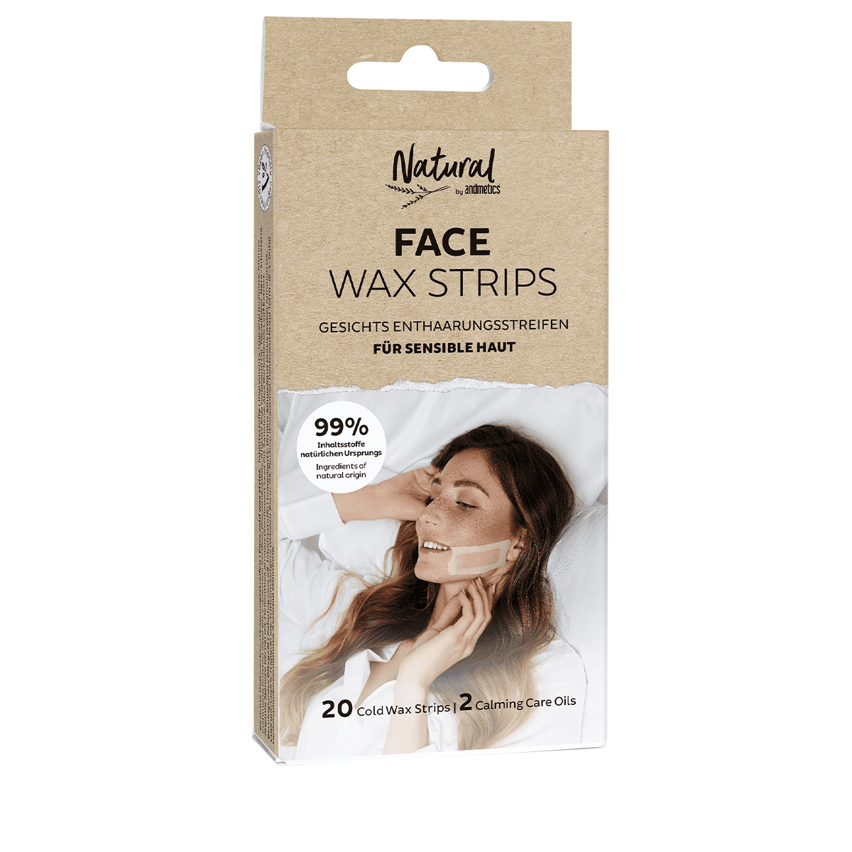 Andmetics - Natural Face Wax Strips • haar-shop.ch