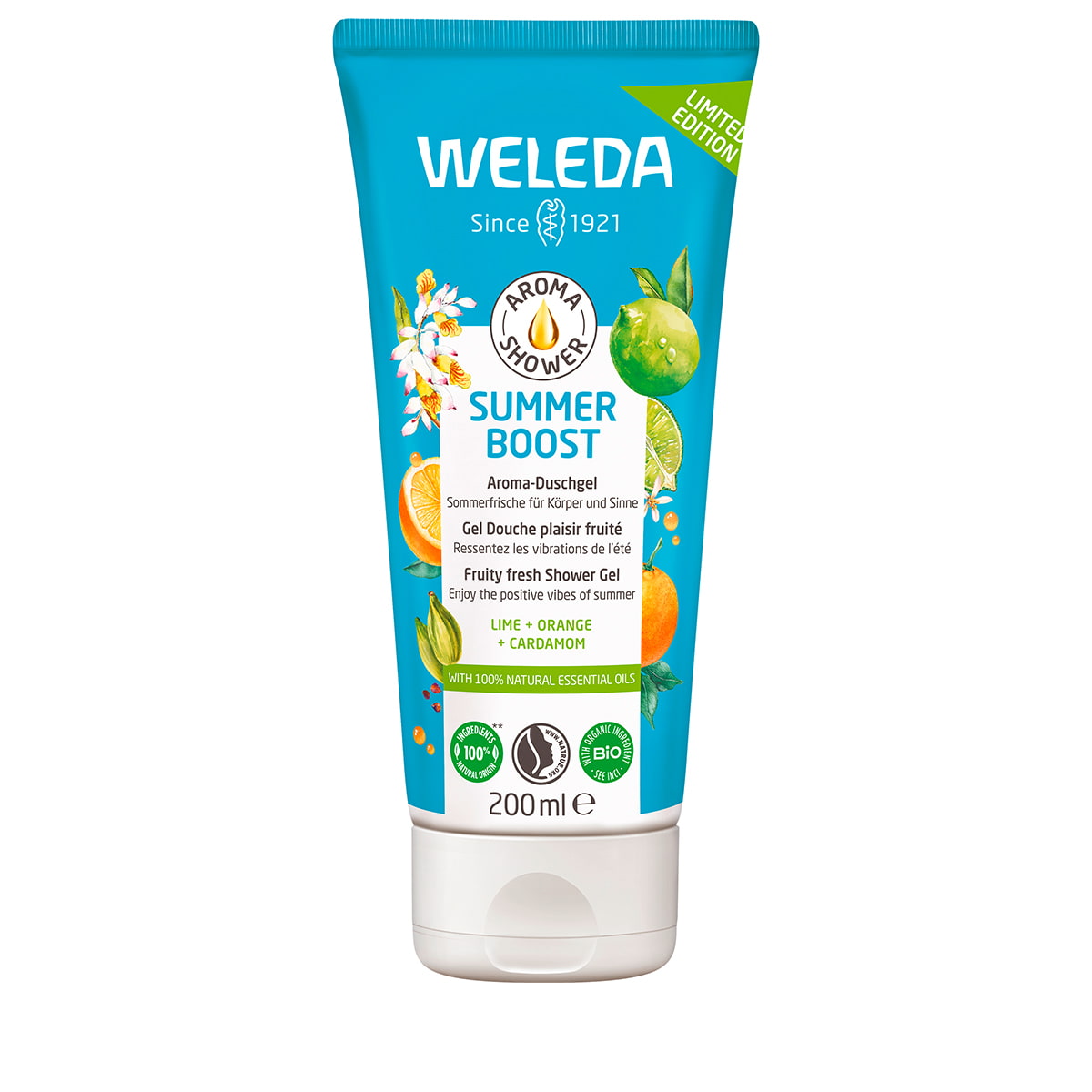 Weleda • Aroma Shower Summer Boost • haar-shop.ch