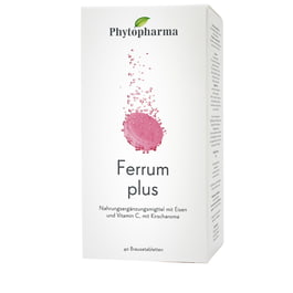 Phytopharma Ferrum Plus Effervescent Tablets - 40 Pcs • haar-shop.ch