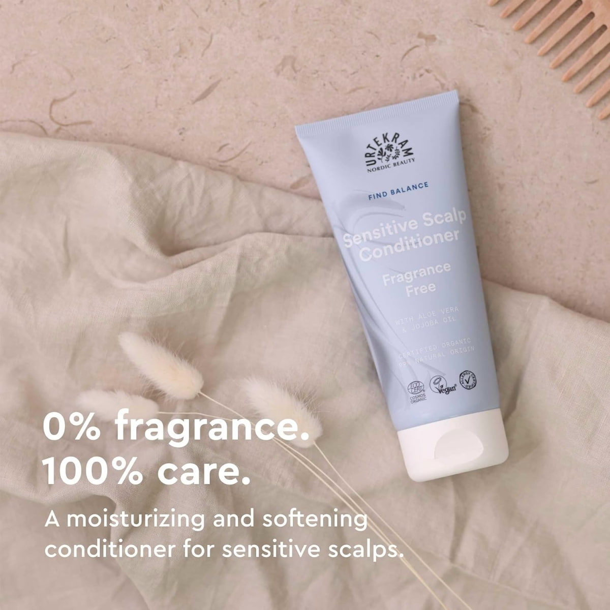 Urtekram Fragrance Free Conditioner for Sensitive Scalp 180 ml