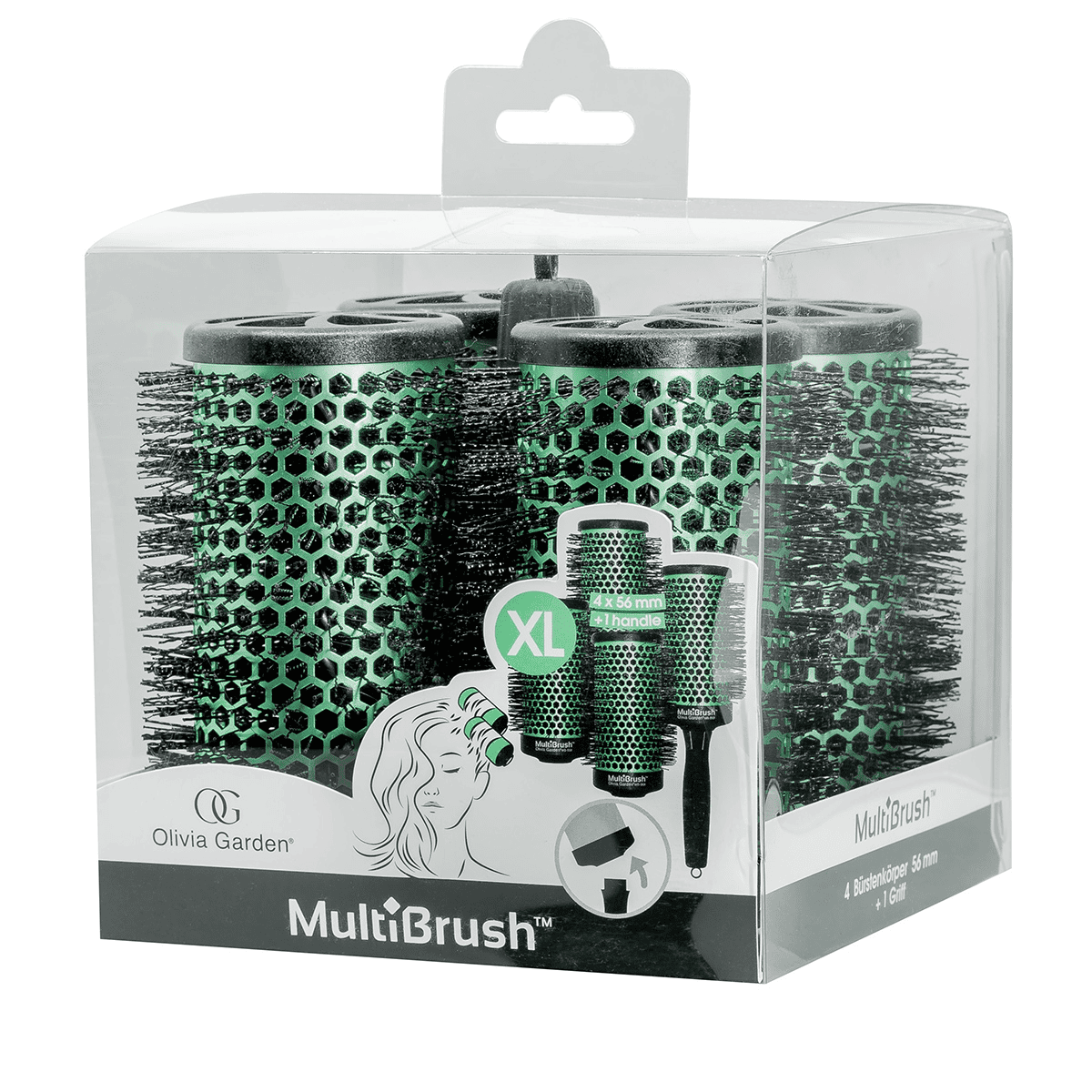 Olivia Garden - MultiBrush 4er Set 56/75 mm • haar-shop.ch