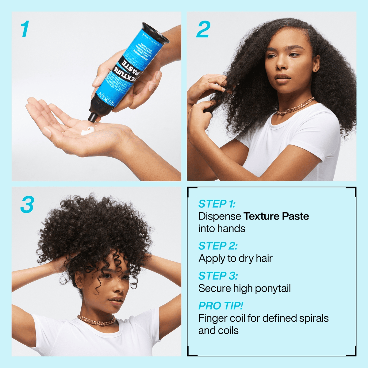 Redken Texture Paste • Haar-Styling für flexiblen Halt