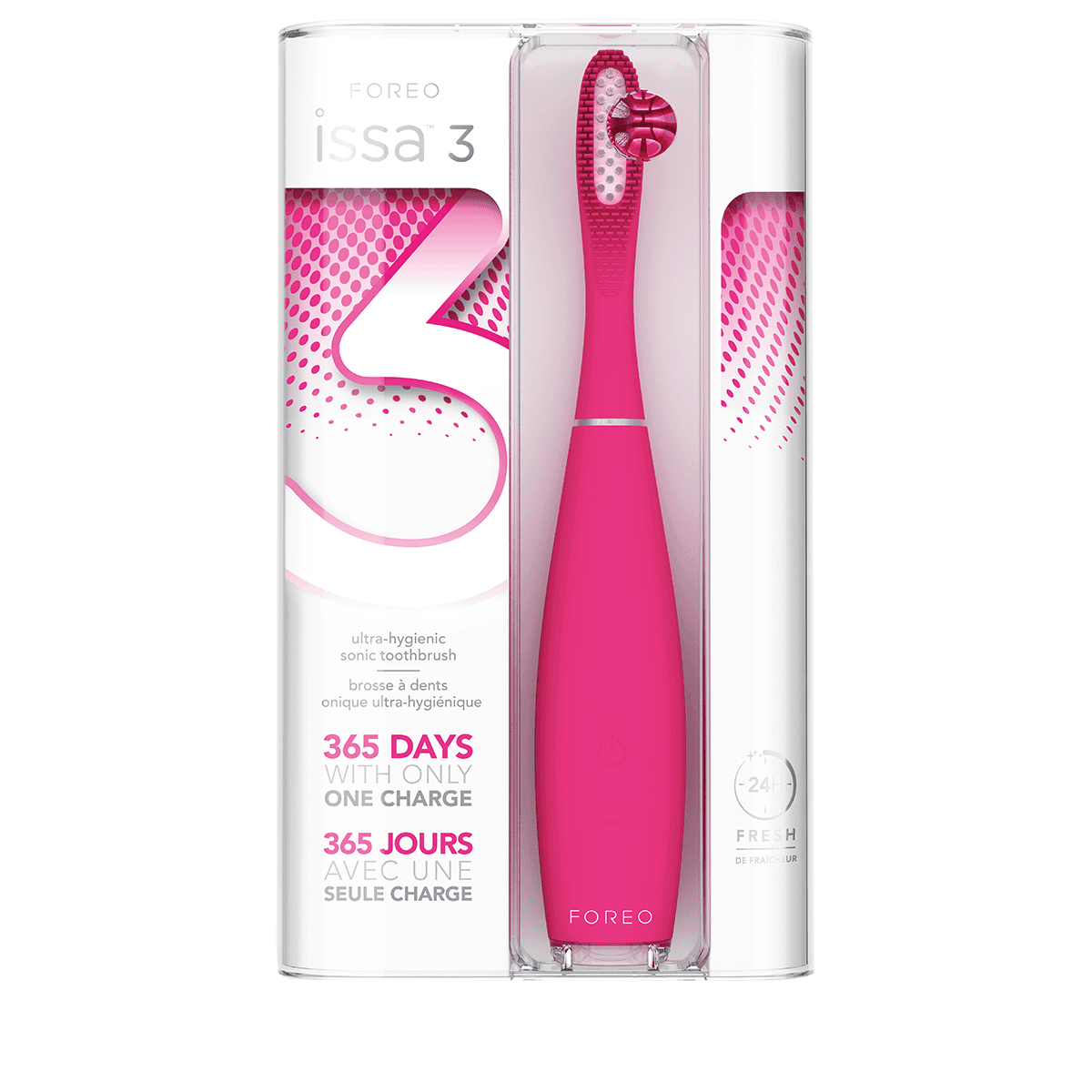 Foreo ISSA 3 Fuchsia • Zahnbürste für strahlendes Lächeln