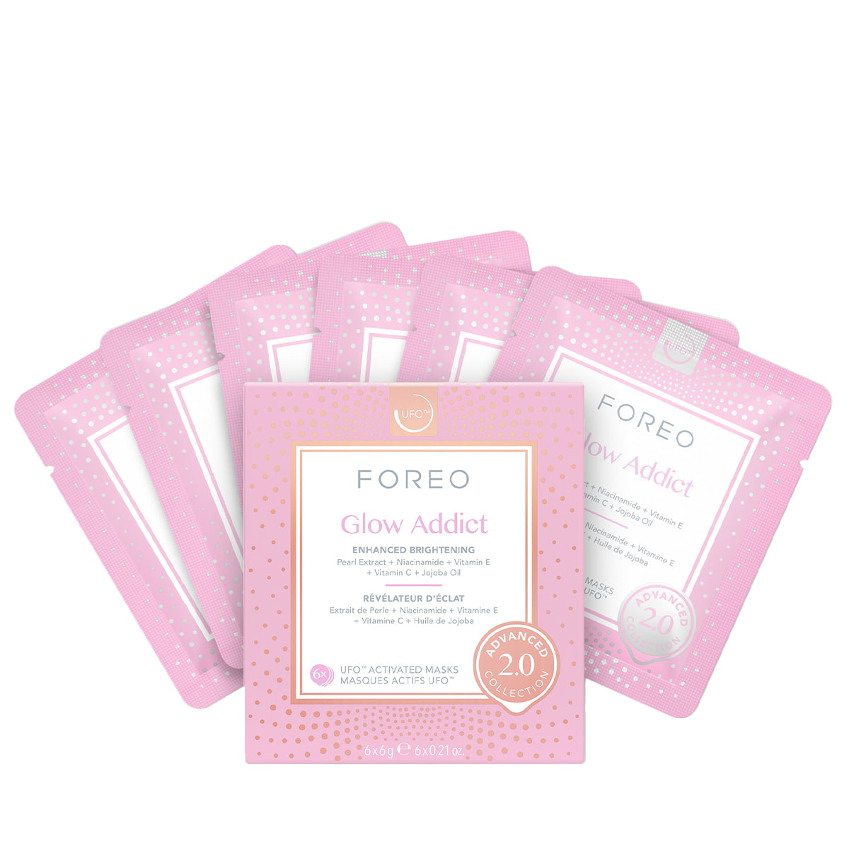 Foreo UFO Masks Glow Addict 2.0 • Hautpflege für strahlende Haut