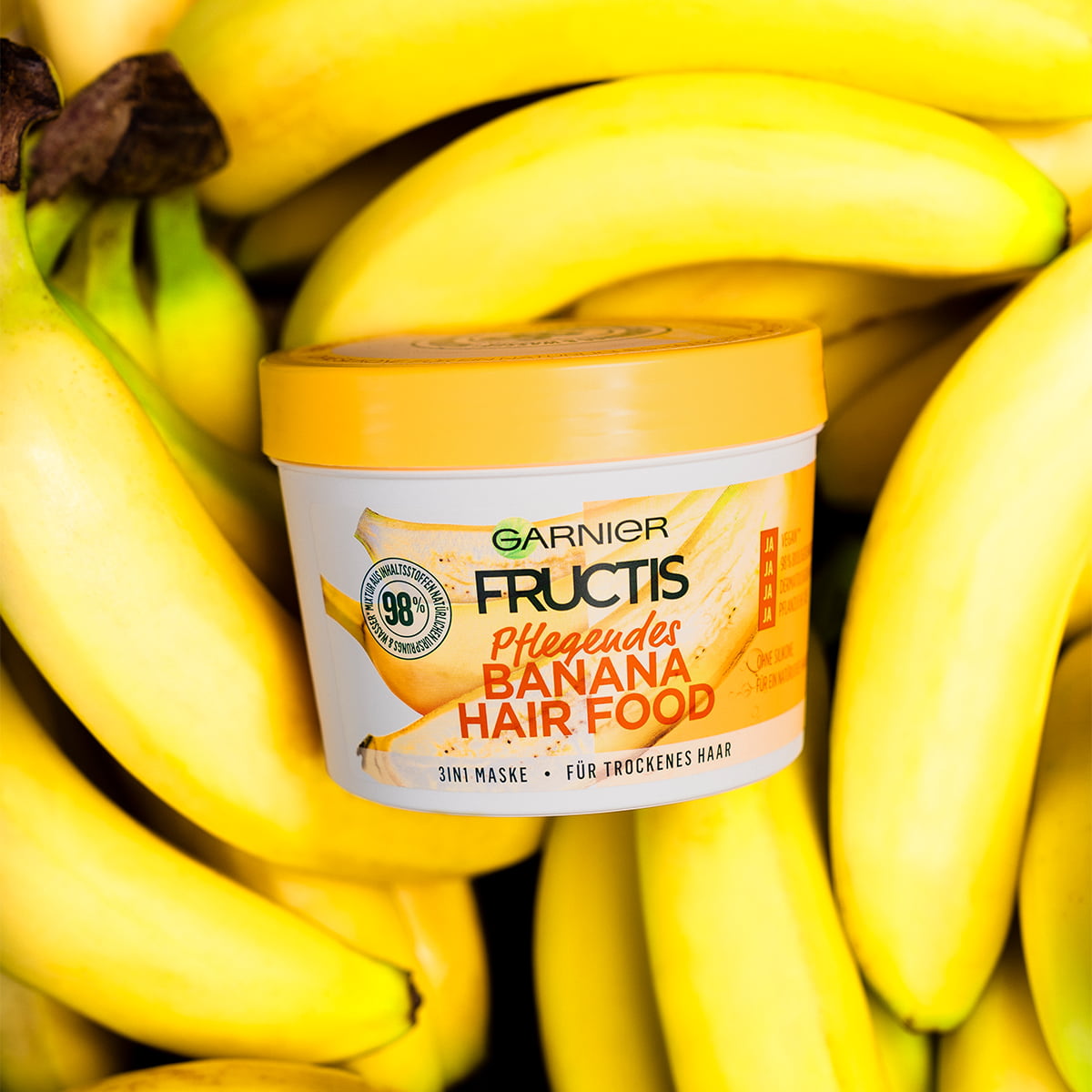 Garnier • Masque nourrissant Banana Hair Food 3en1 • haar-shop.ch