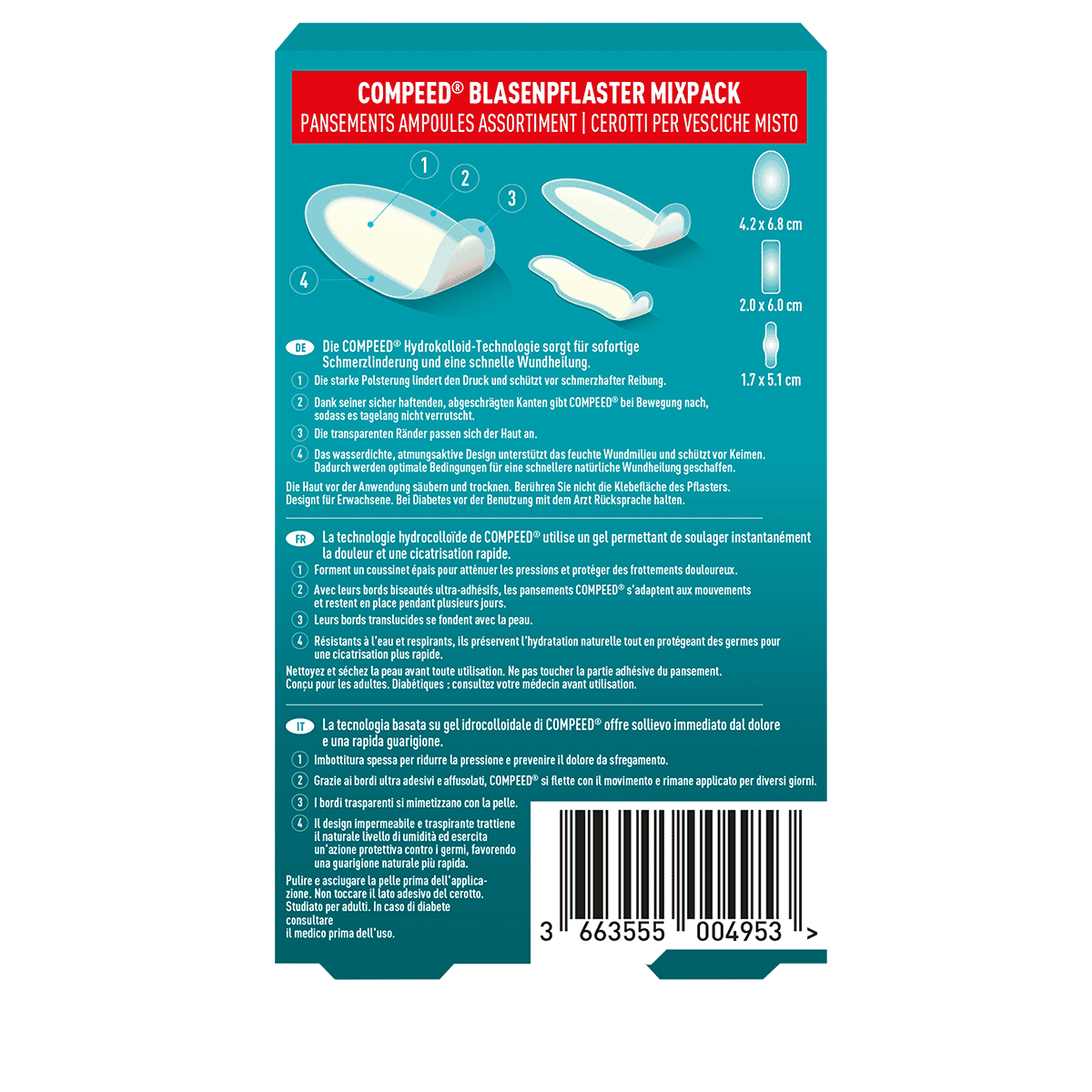 Compeed • Blister Plaster Mixpack 10 pcs. • haar-shop.ch