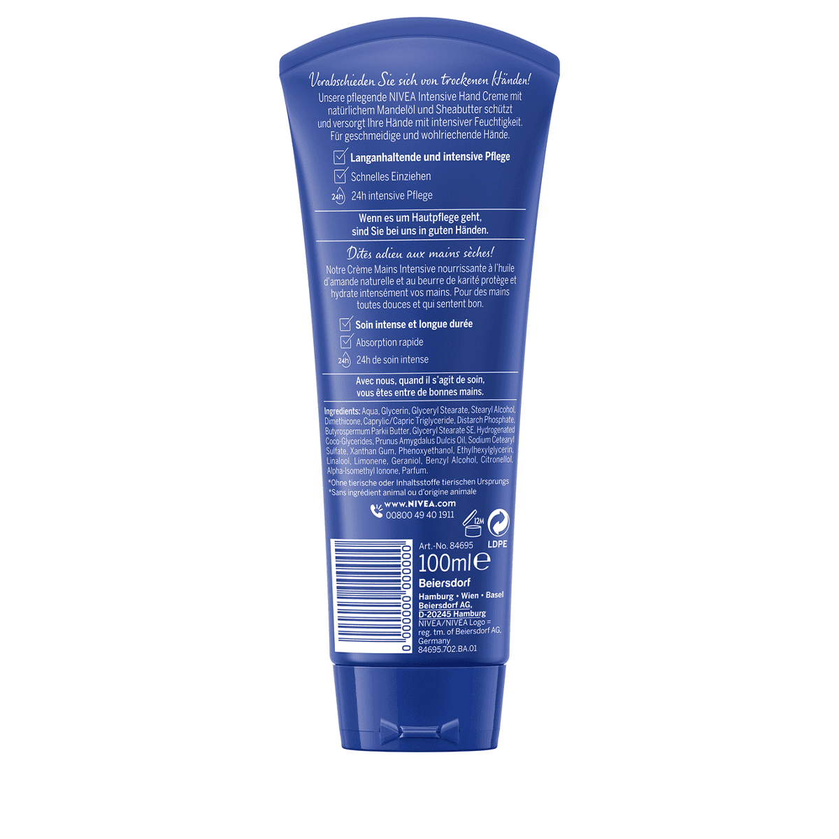NIVEA Intensive Care Hand Creme • Feuchtigkeit & Schutz