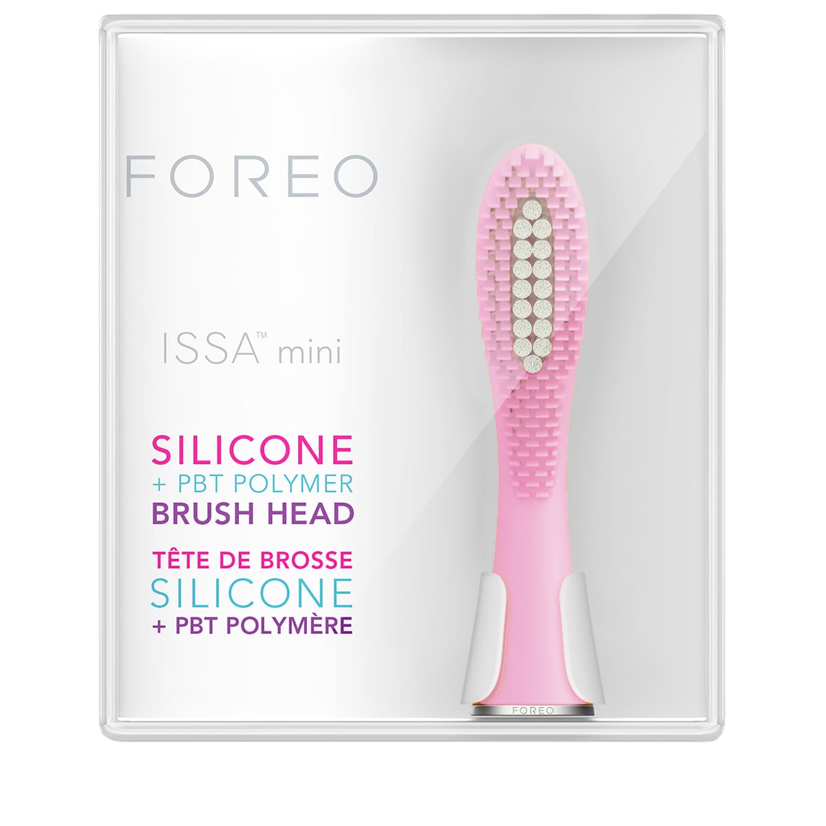 Foreo ISSA mini Hybrid Brush Head • Pearl Pink • haar-shop.ch