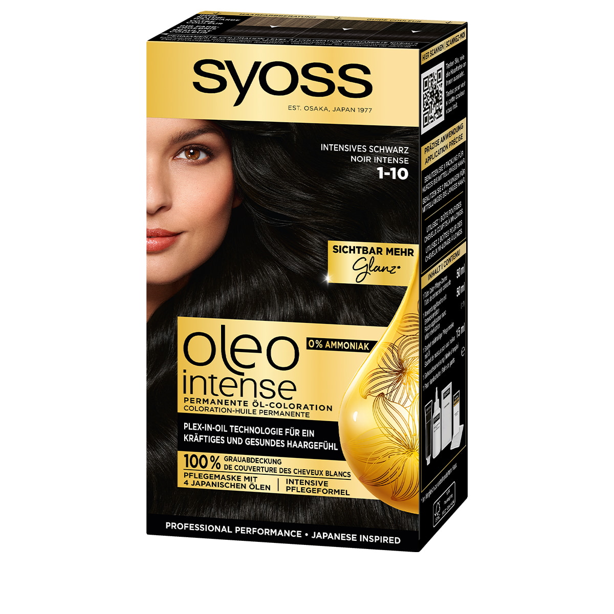 Syoss Oleo Intense • Permanent Oil Colouring without Ammonia • haar-shop.ch