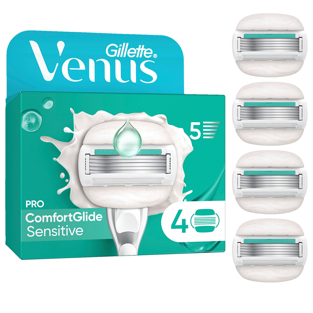Gillette Venus • Pro Comfortglide Sensitive System Blades • haar-shop.ch