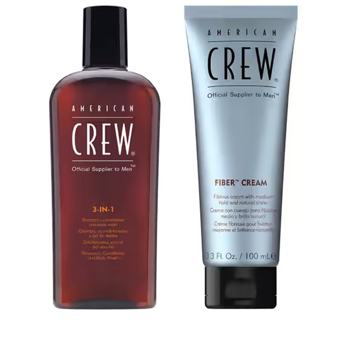 American Crew - Regimen - 3-in1 & Fiber Cream Duo • haar-shop.ch