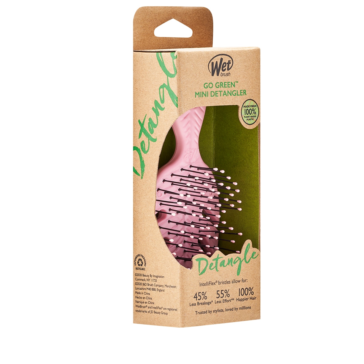 Wet Brush • Go Green Mini Detangler - Pink • haar-shop.ch