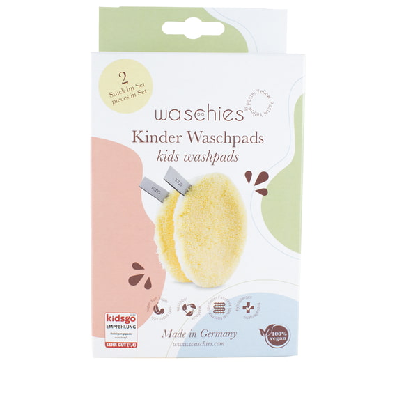 Waschies • Baby Waschpads - Pastel Yellow 2er-Set