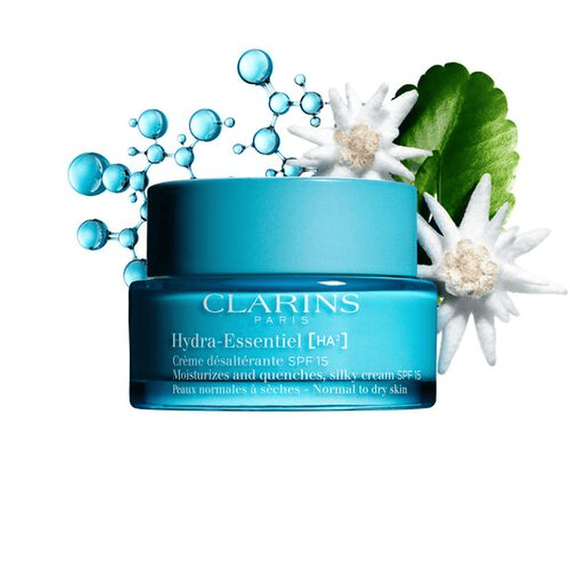 Clarins • Tagescreme mit SPF 15 für normale bis trockene Haut • haar ...