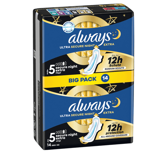 Always • Ultra Serviette Secure Night Extra - 14 pcs. • haar-shop.ch