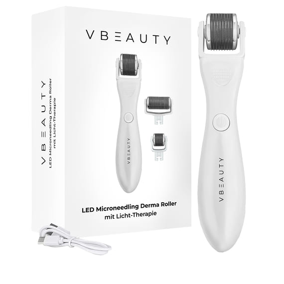 VBEAUTY • LED Microneedling Derma Roller • haar-shop.ch