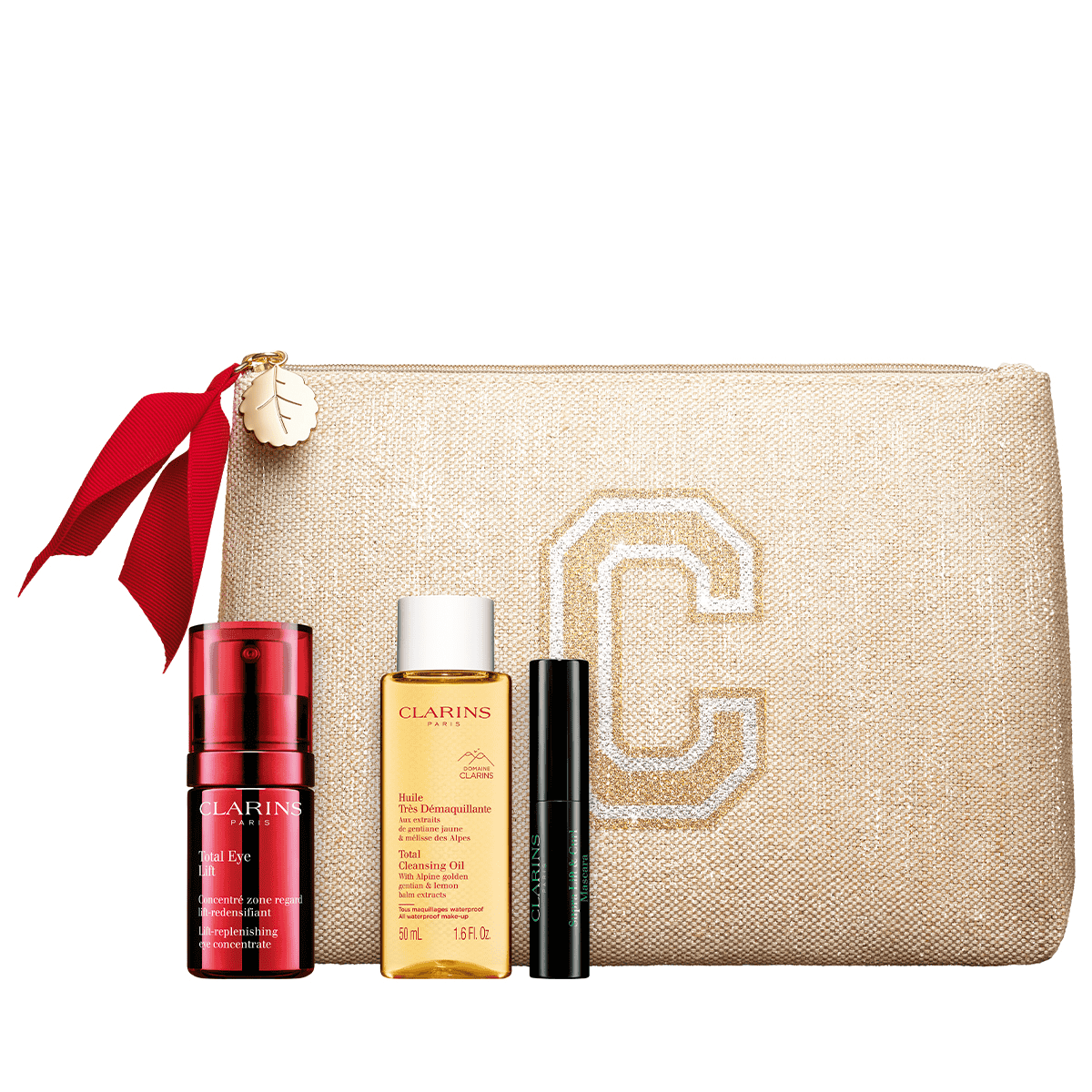 Clarins • Coffret Total Eye Lift, Huile Démaquillante et Mascara Supra ...