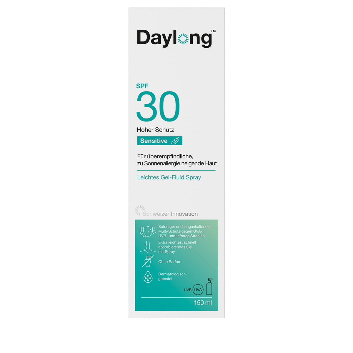 Daylong • Spray Gel-Fluid SPF30 150 ml pour Peau Sensible