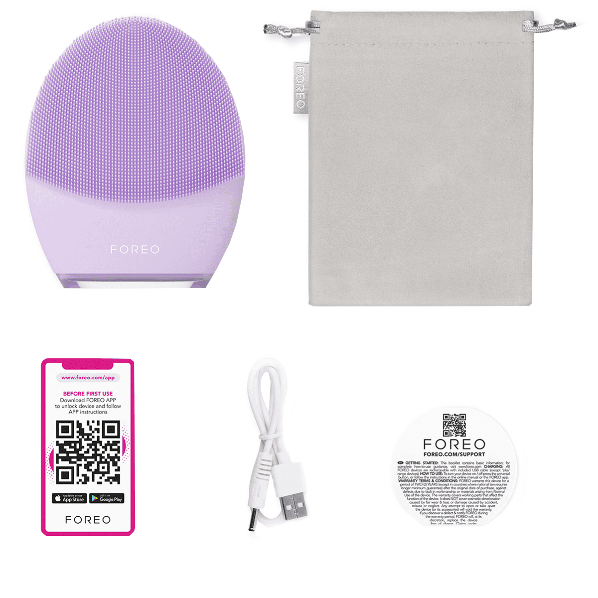 Foreo LUNA 4 für empfindliche Haut • Lavendel • haar-shop.ch