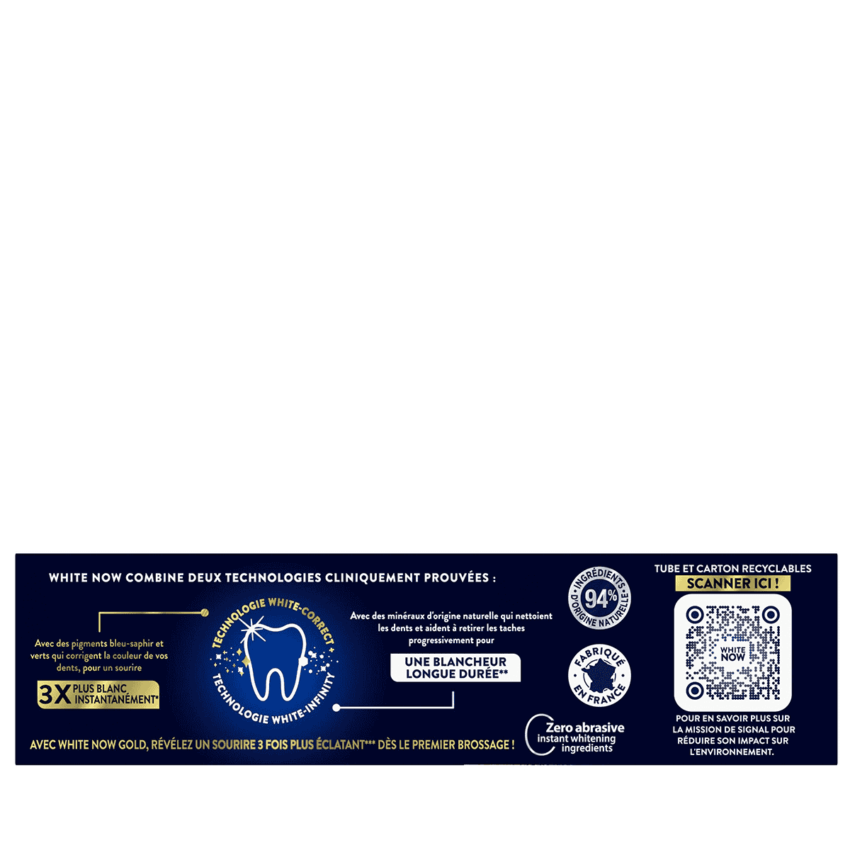 Signal • White Now Zahnpasta Gold 75 ml