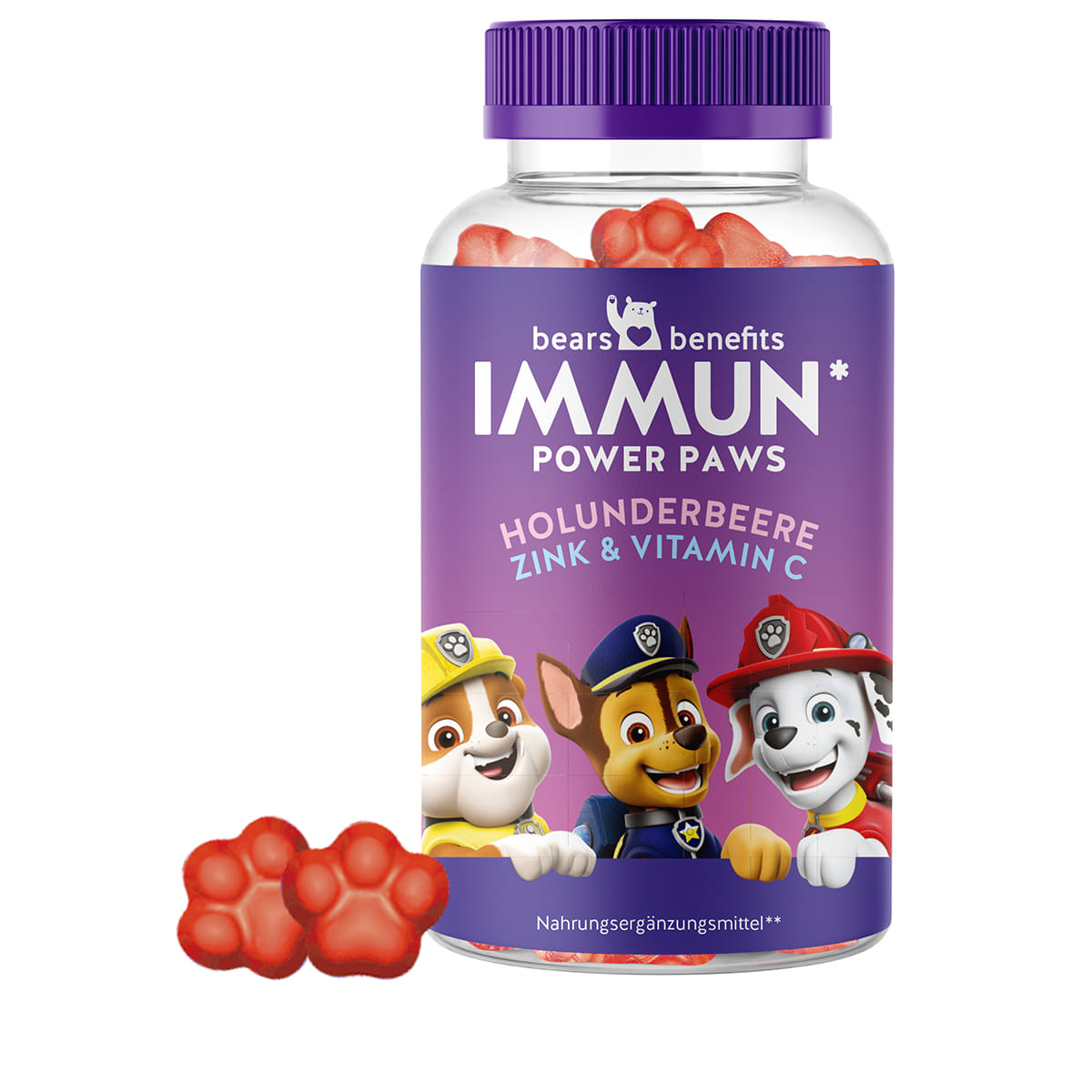 Bears with Benefits • Paw Patrol Immune Power Paws - 60 Zampette • haar ...