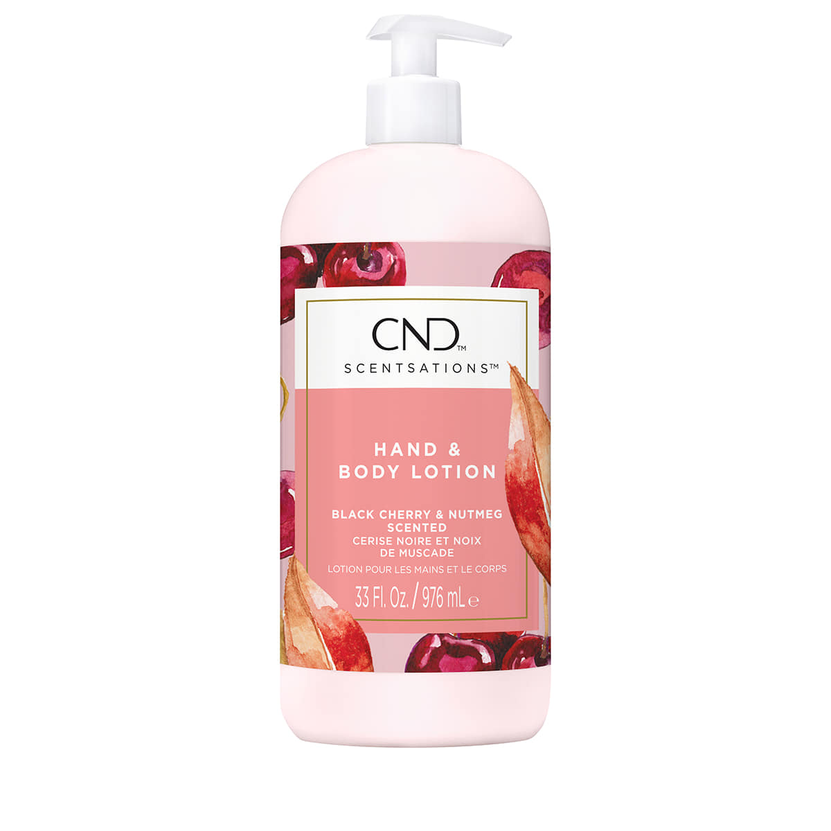 CND • Scentsations Black Cherry & Nutmeg Hand & Body Lotion 976 ml ...