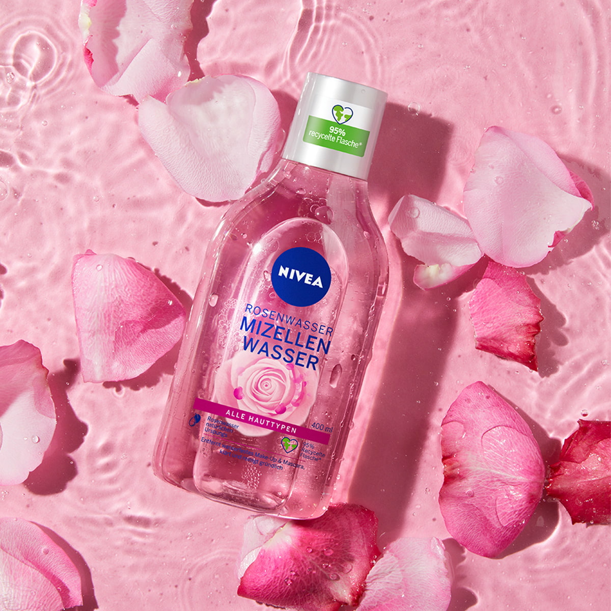 NIVEA • Rosenwasser Mizellen Wasser 400 ml • haar-shop.ch