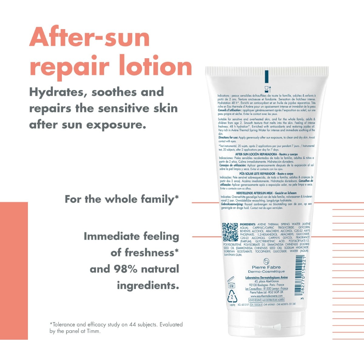 After Sun Repair • Avène Sun • Beruhigende After Sun Lotion • haar-shop.ch